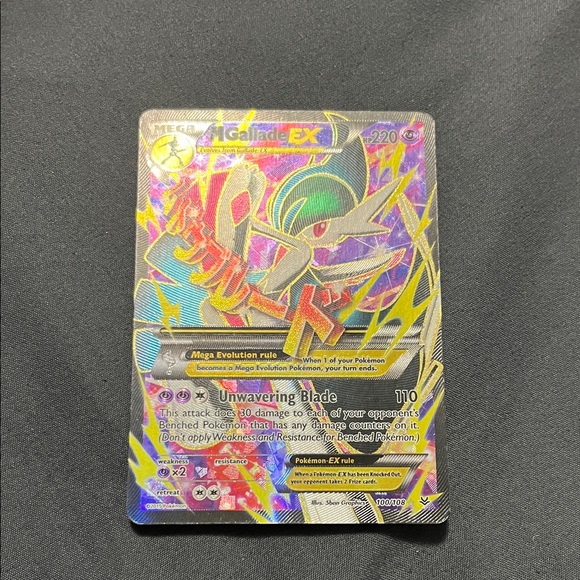 Pokemon | Games | Pokemon Mega Gallade Ex Card Yellow Red Blue | Poshmark
